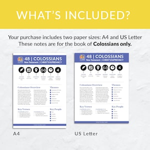 Colossians Bible Summary Printable New Testament Bible Study Guide ...