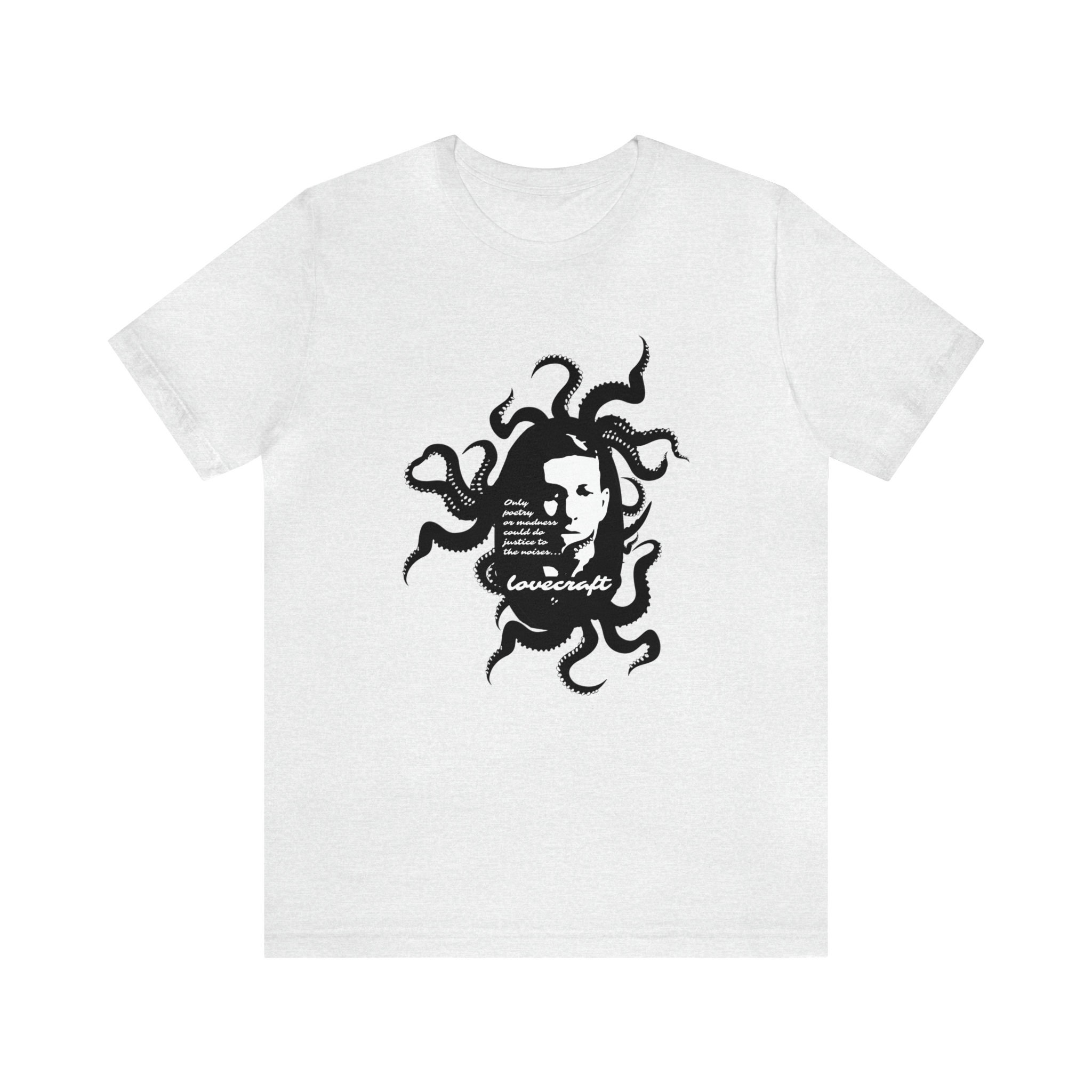 HP Lovecraft Tshirt Cthulhu T Shirt Unisex Jersey T-shirt Sleeve Tee ...