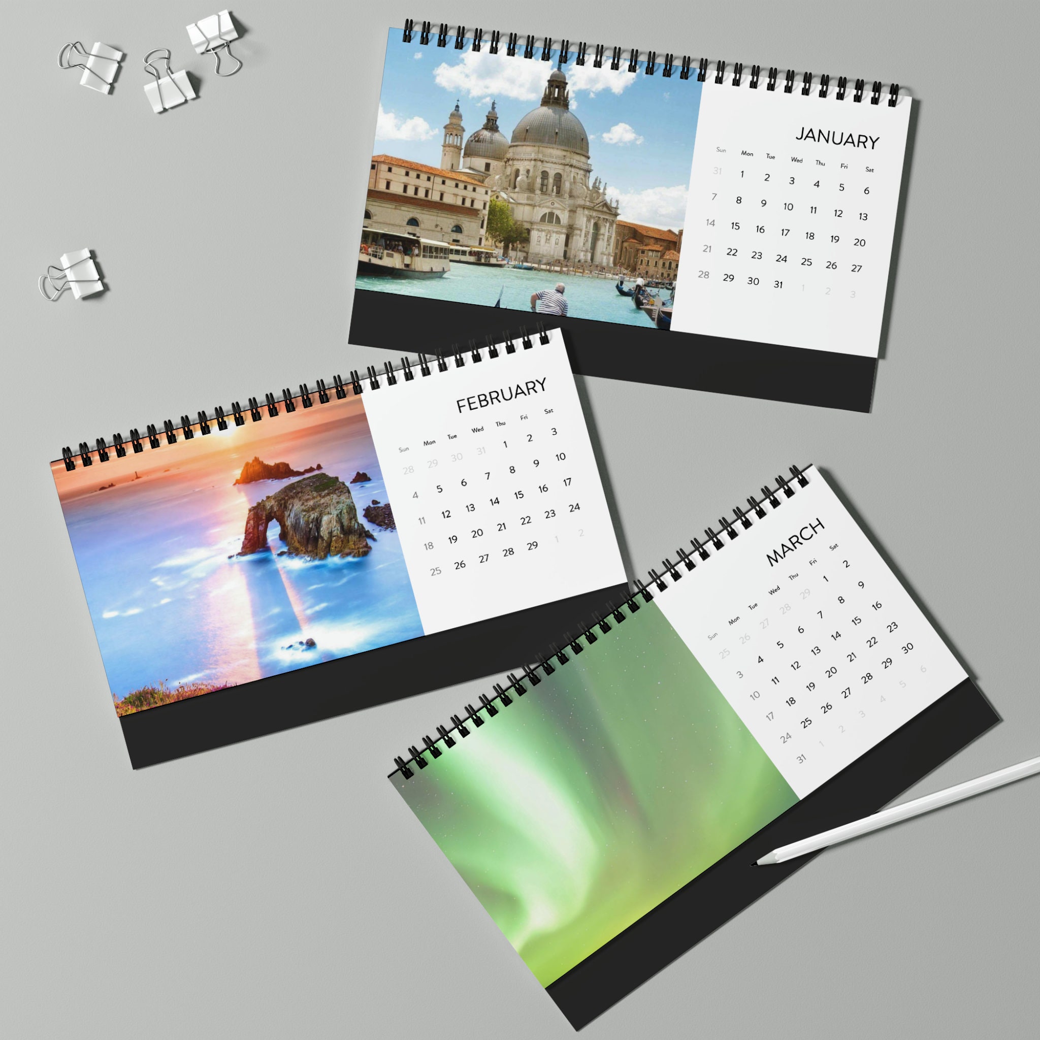 Desktop Calendar (2024 grid) sold by Fertile Carousel | SKU 3969949 ...