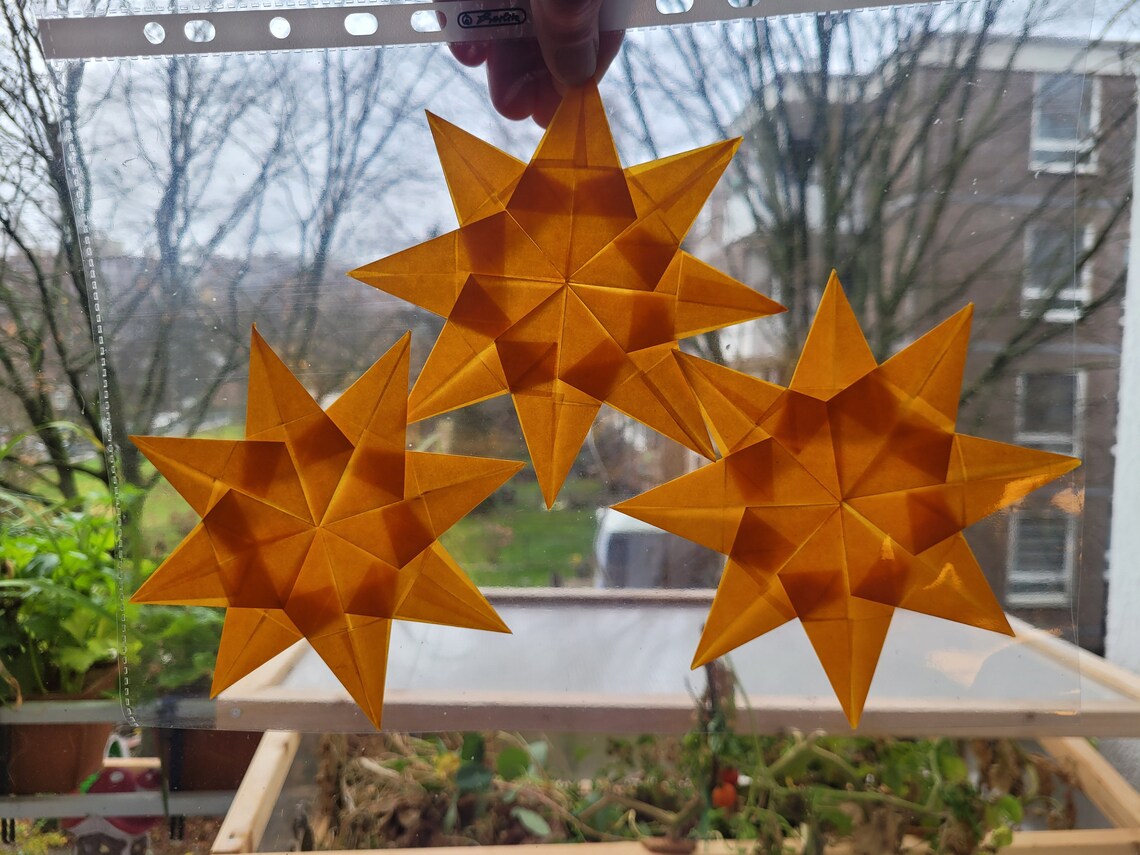 Transparent Star, Window Decoration - Etsy