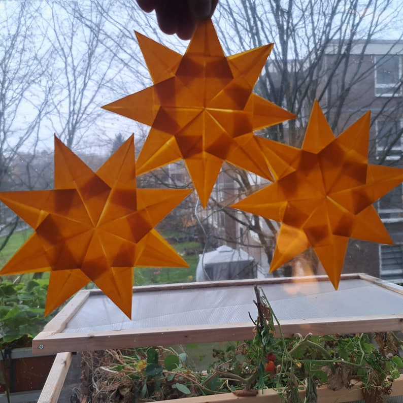 Transparent Star, Window Decoration - Etsy