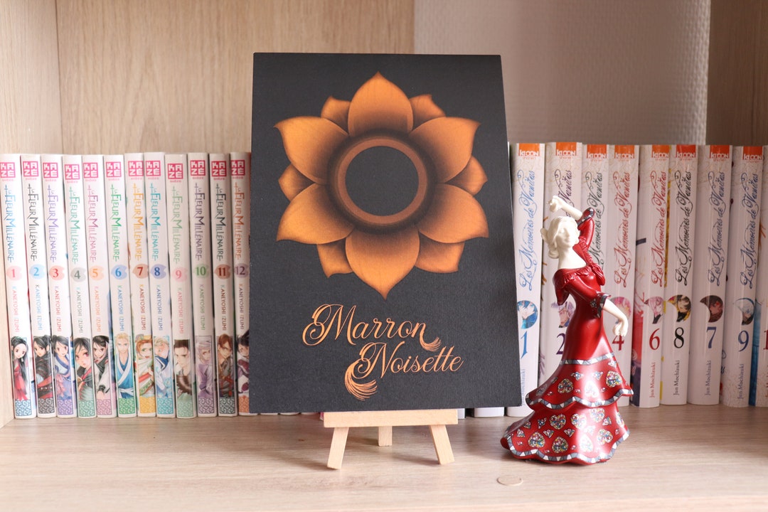 Hazelnut Brown Flower Color Chart A5 Size - Etsy