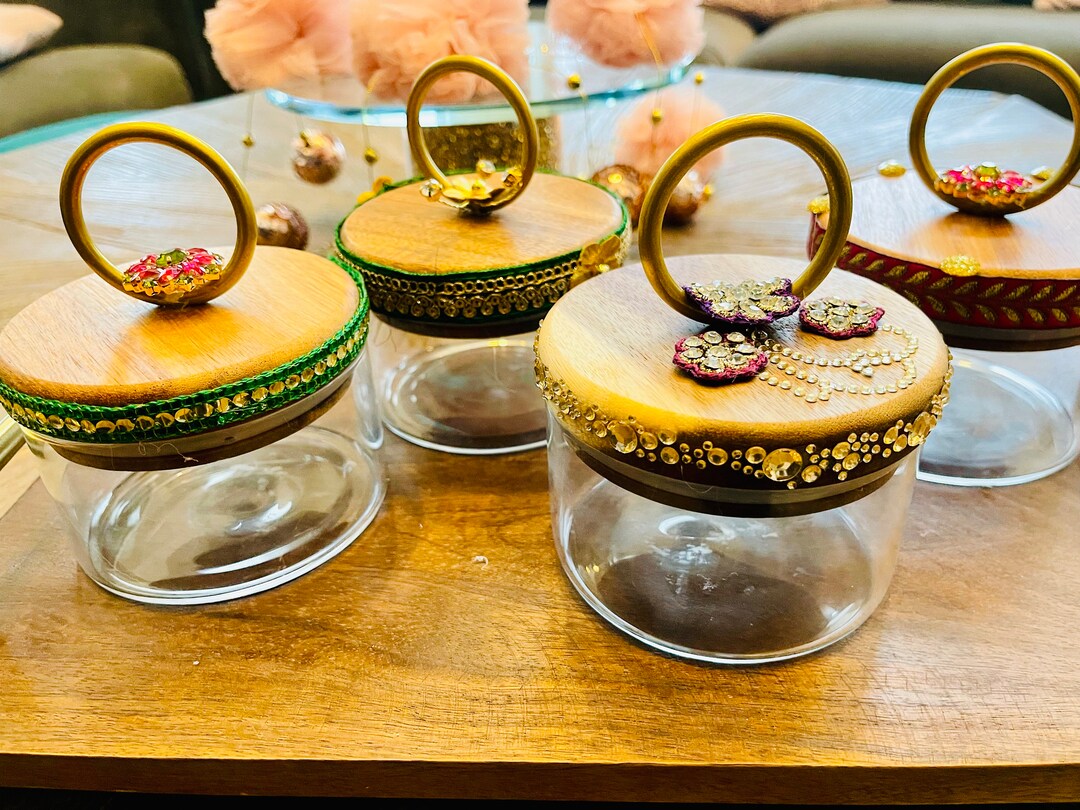 Beautiful Glass Jars - Etsy