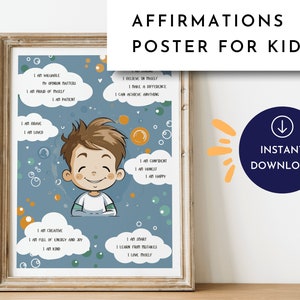 Boost Self-love: Children's Affirmation Posters Positive - Etsy