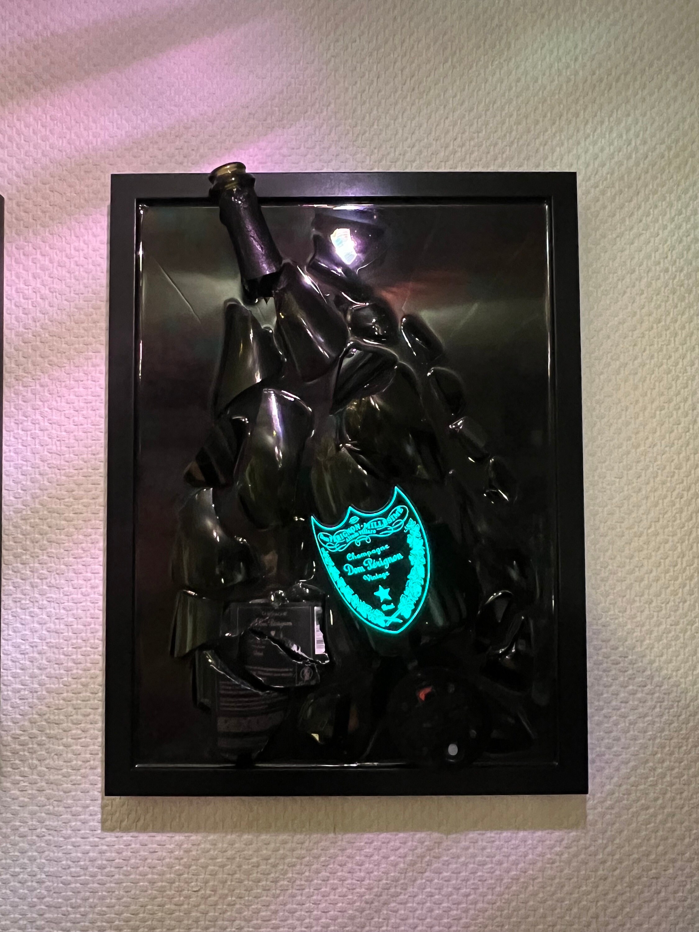 Dom Perignon Luminous Epoxy Frame Art Resin Epoxy Gifts Epoxy Type Dom ...