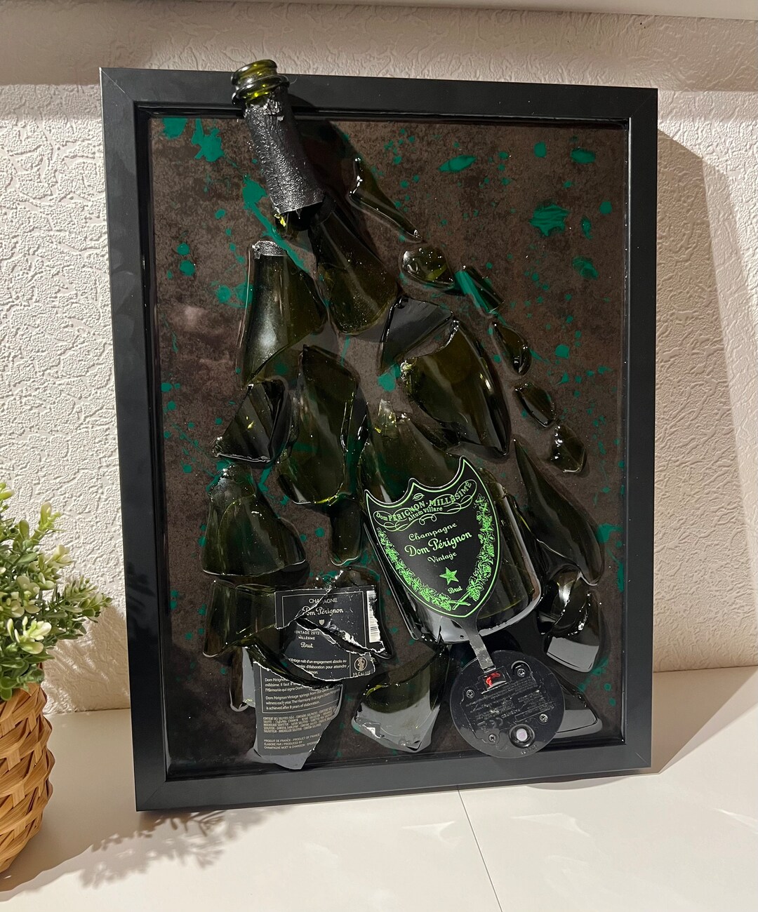 Dom Perignon Luminous Epoxy Frame Art Resin Epoxy Gifts Epoxy Type Dom ...