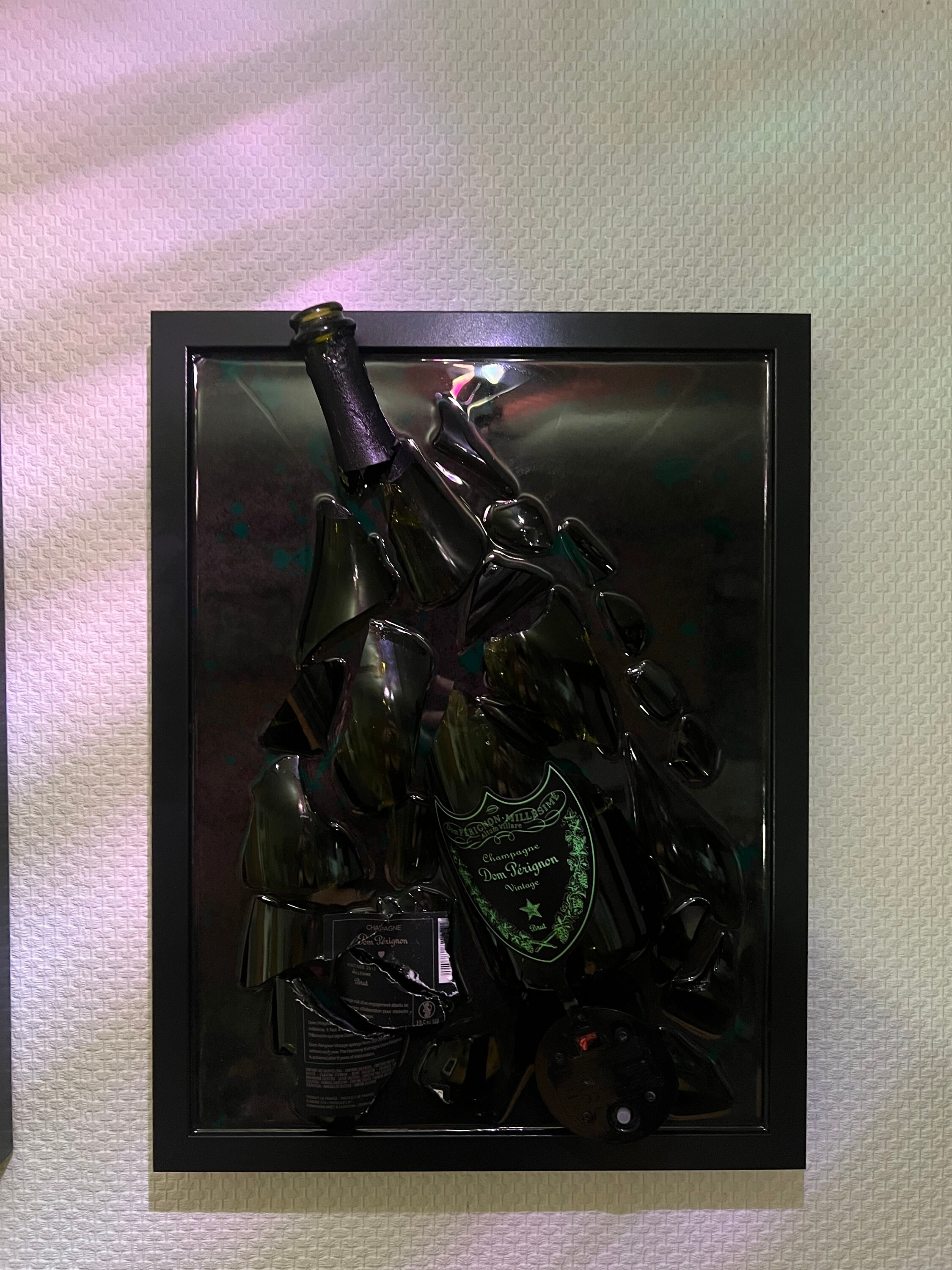 Dom Perignon Luminous Epoxy Frame Art Resin Epoxy Gifts Epoxy Type Dom ...