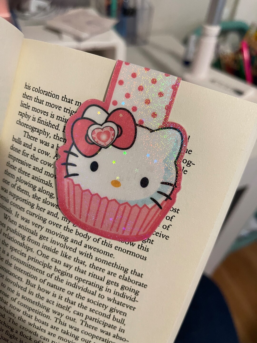 Hello Kitty Magnetic Bookmark - Etsy