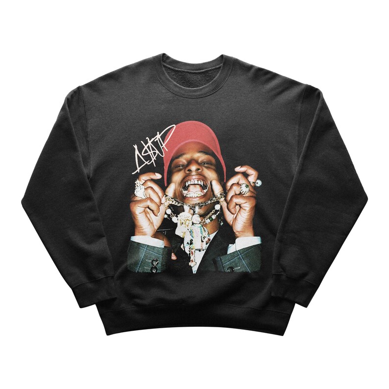 ASAP Rocky Hoodie, Asap Graphic Sweatshirt, Rocky Merch, Rap Shirt ...