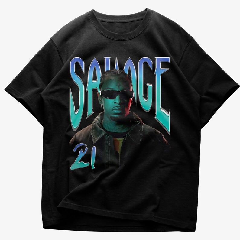 21 Savage Shirt, 21 Savage Merch, 21 Savage Concert Tour Shirt, Bootleg ...