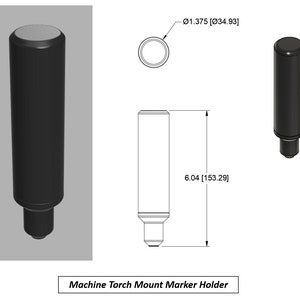 Sharpie Marker Holder, Spring Loaded, Hand and Machine Torch Versions ...