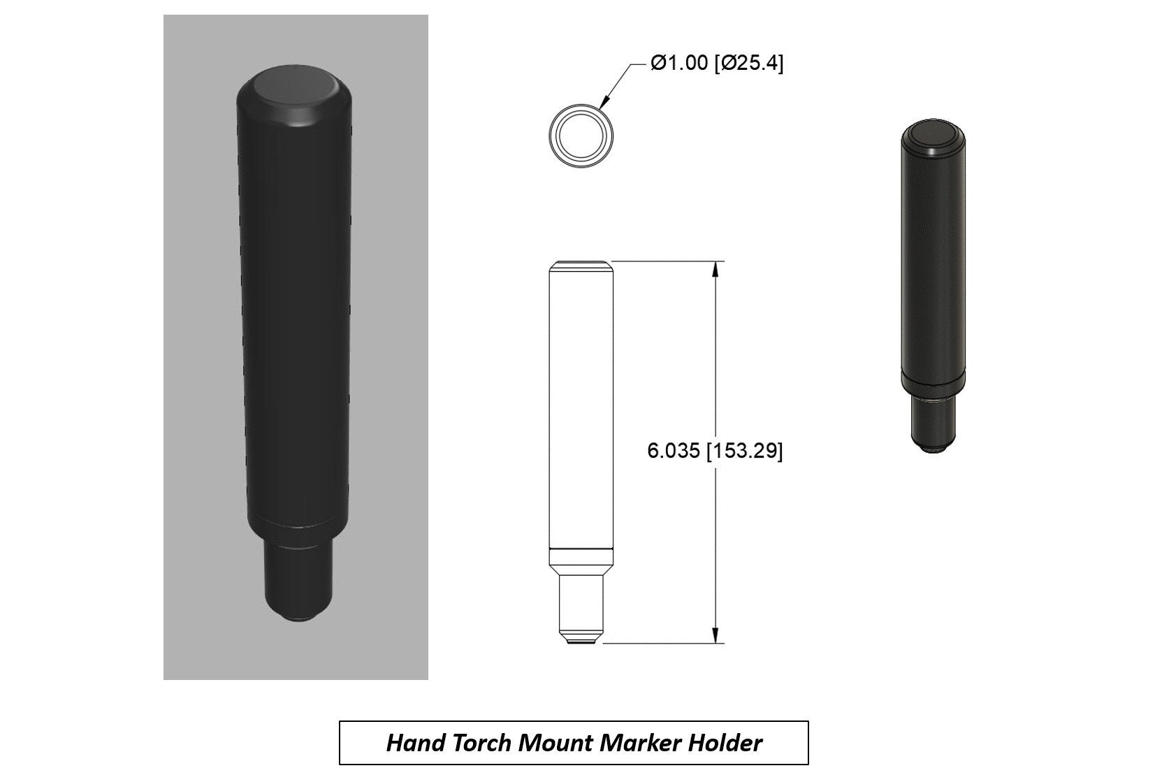 Sharpie Marker Holder, Spring Loaded, Hand and Machine Torch Versions ...