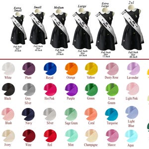 Blank Satin Sash Plain Sash Ready to Customize Sash Blank Sash Pack of ...