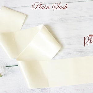 Blank Satin Sash Plain Sash Ready to Customize Sash Blank Sash Pack of ...