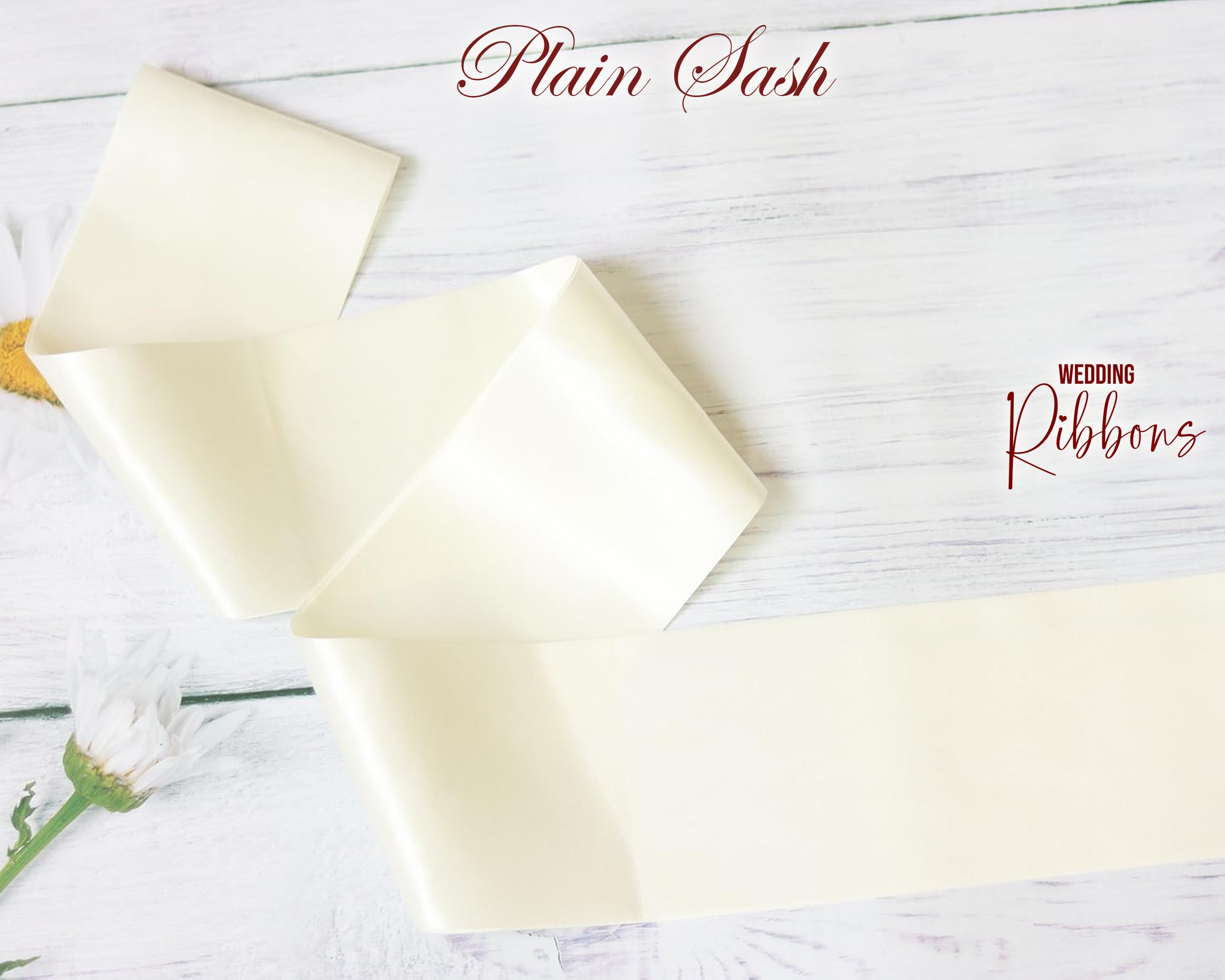 Blank Satin Sash Plain Sash Ready to Customize Sash Blank Sash Pack of ...