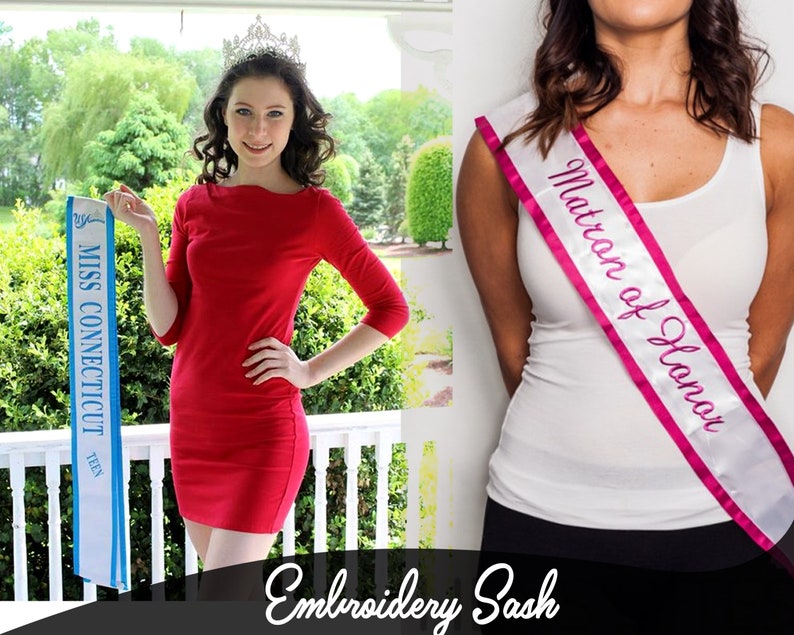 Bridal Lace Sash Custom Border Sash Personalized Gifts Embroidery Lace ...