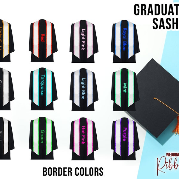 Graduation Sash - Etsy