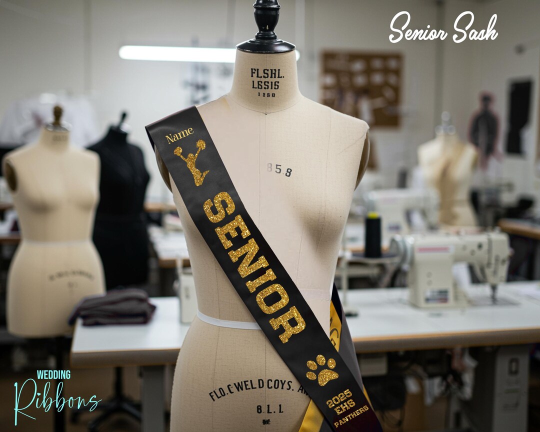 Personalized Senior Sash - Senior Sash 2025 - Senior Grad Sash ...