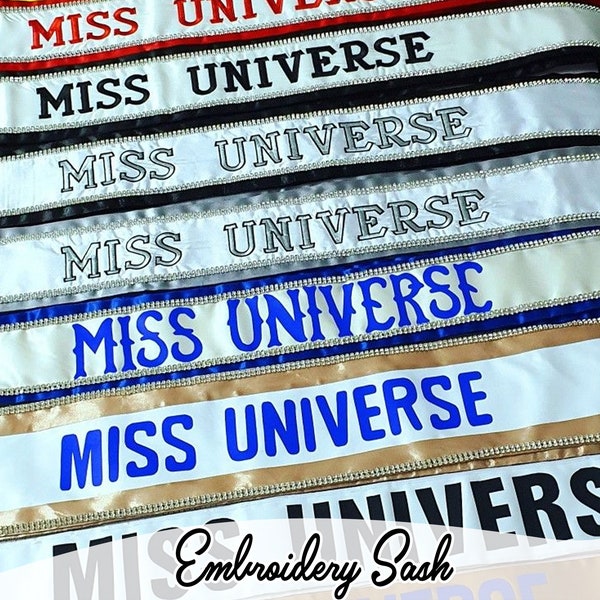 Miss Universe Sash - Etsy