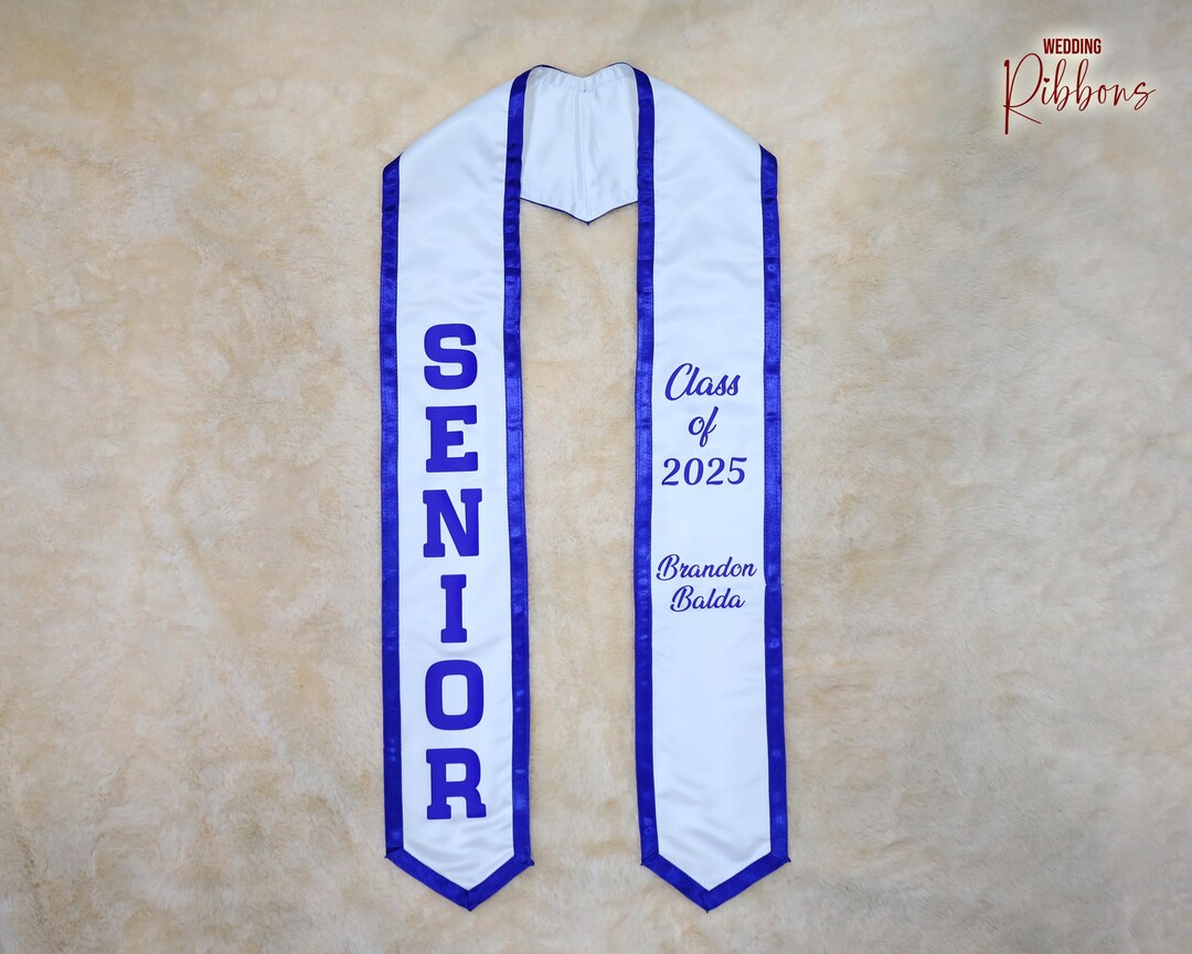 Personalized Graduation Stoles Customized Graduation Sash Custom ...