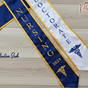 Custom Graduation Sash Personalized Graduation Stoles Customized ...