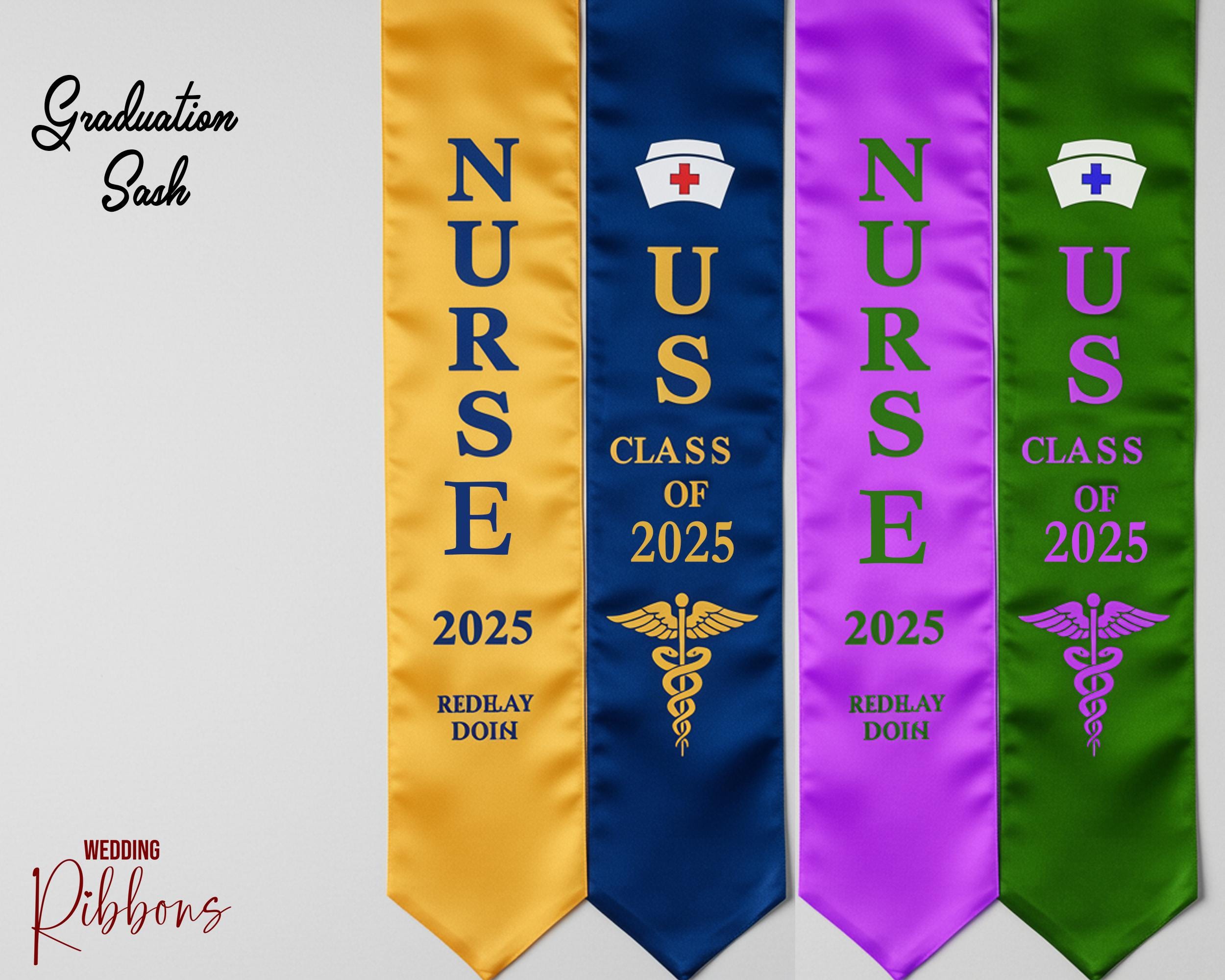 Custom Graduation Sash Personalized Graduation Stoles Customized ...