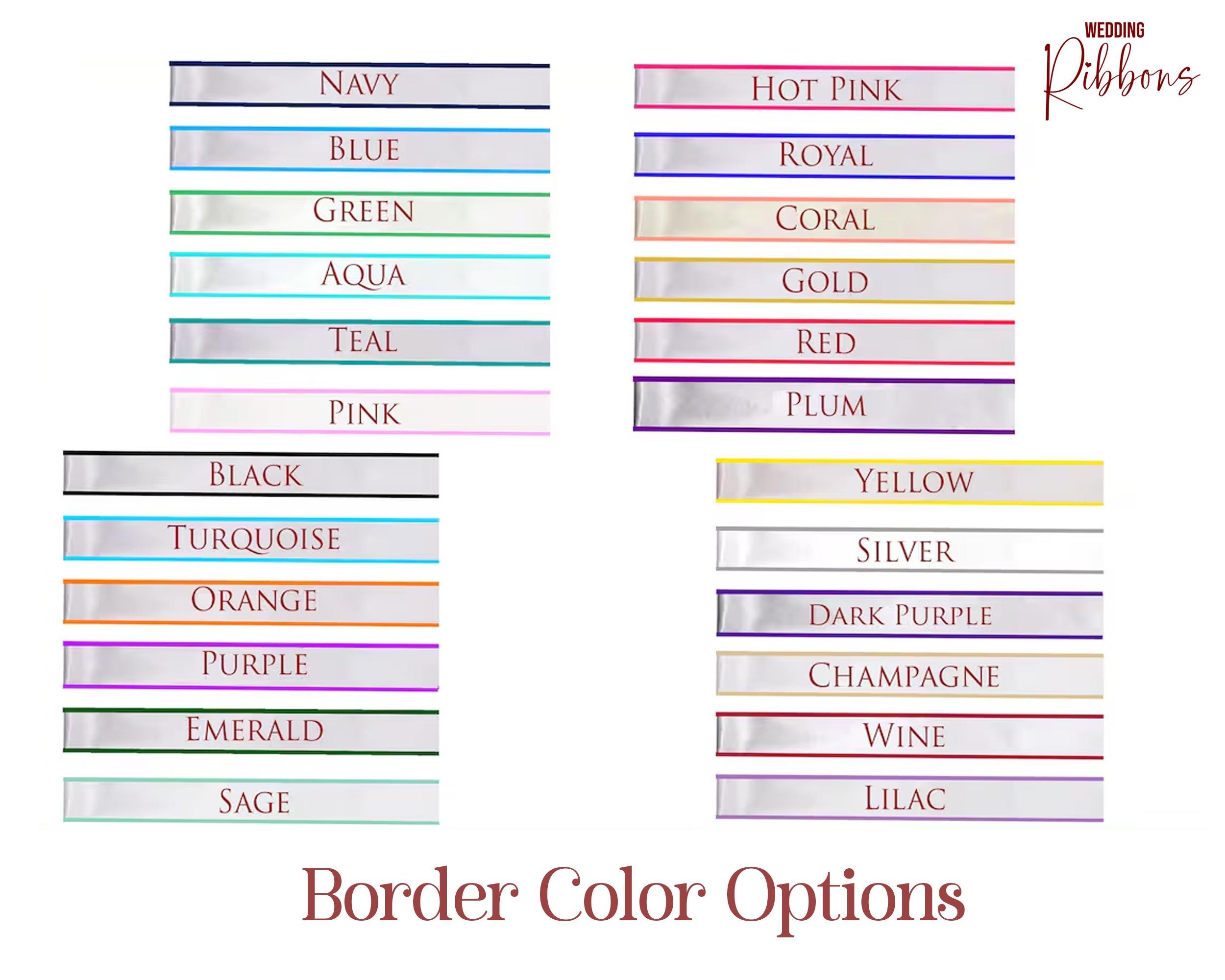 Personalized Border Sash Lace Sash Custom Border Lace Sash Customized ...