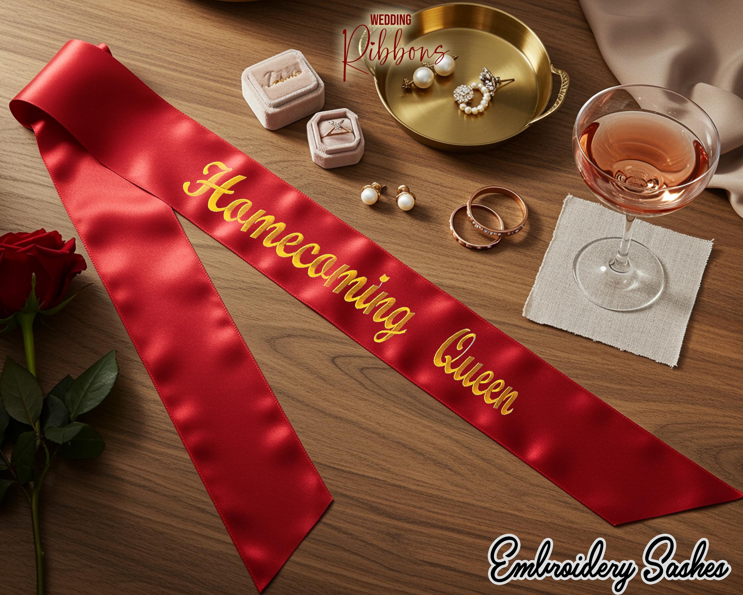 Personalized Embroidery Sash Custom Sash Customized Sash Bridesmaid ...