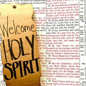 Handmade Christian Bookmark: Inspirational Bible Verse Cardstock Tag - Etsy