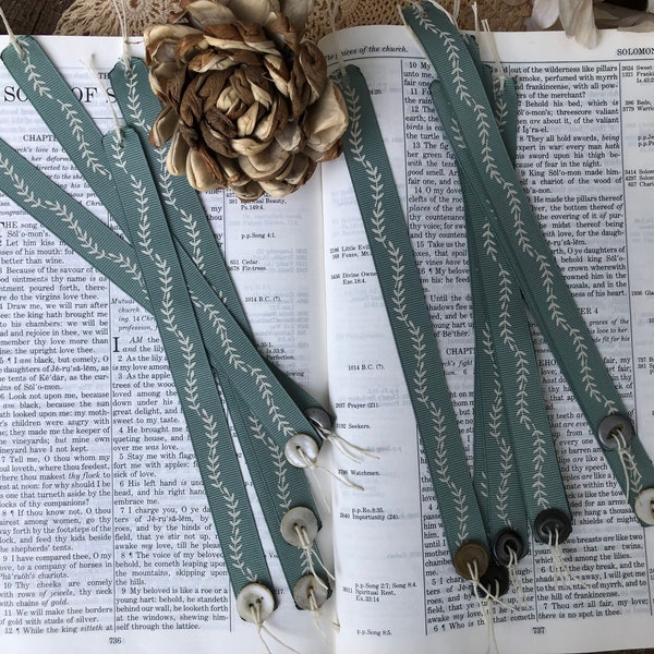 Ribbon Bookmark - Etsy