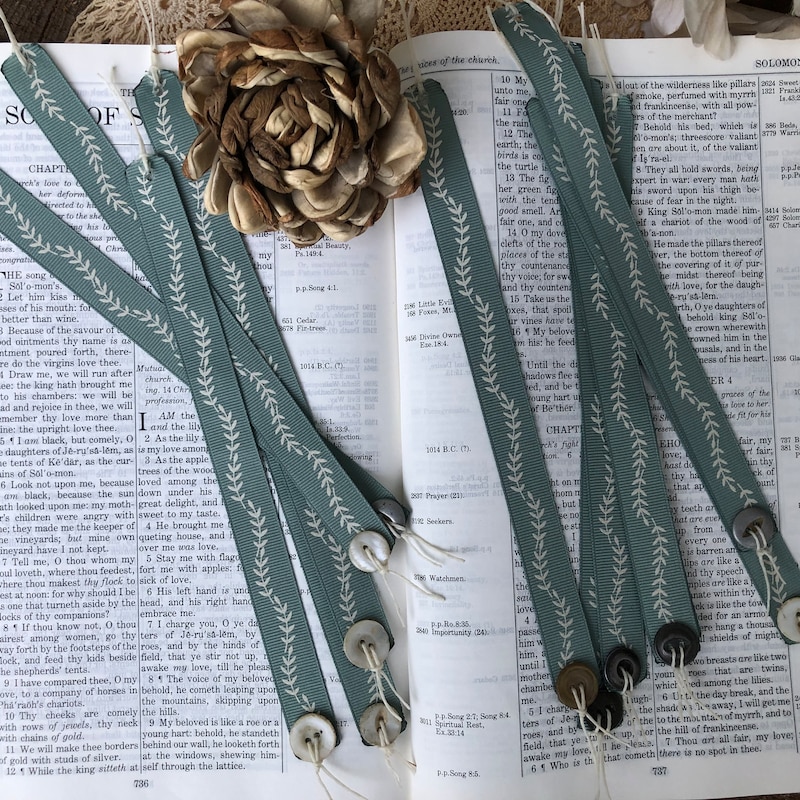 Ribbon Bookmark - Etsy