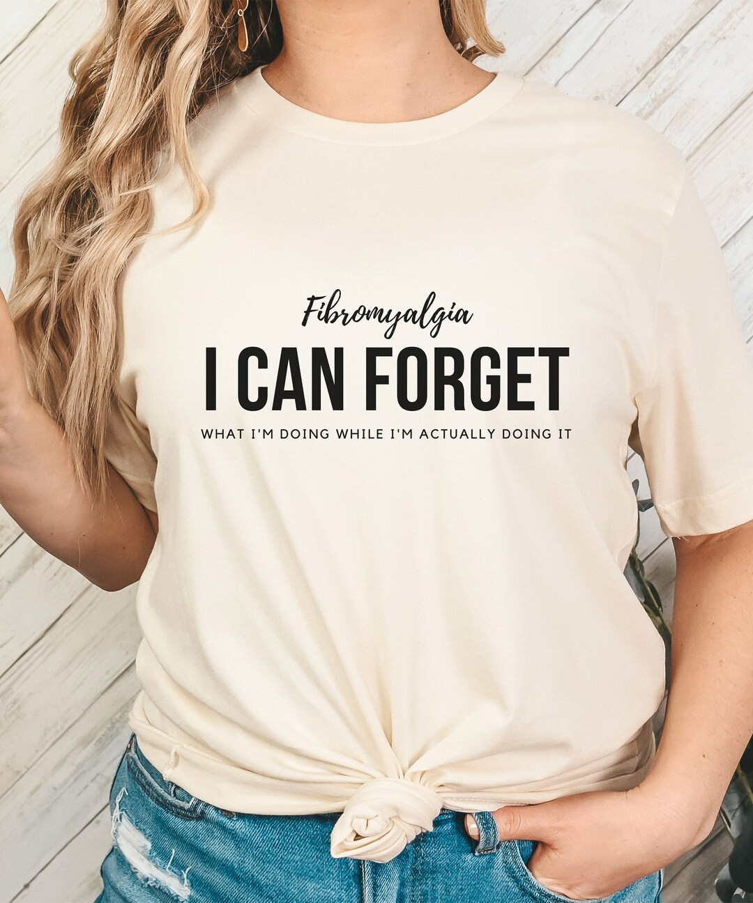Fibromyalgia Awareness T-shirt: I Can Forget Tee, Chronic Condition ...