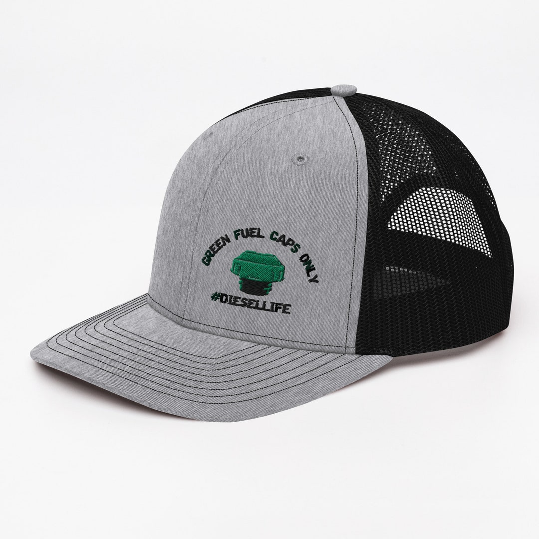 Green Fuel Caps Only Trucker Hat - Etsy