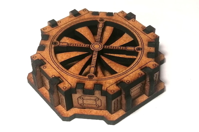 Industrial Fan Laser Cut Template - Etsy