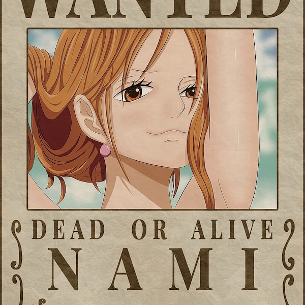 Nami One Piece Body Pillow Etsy