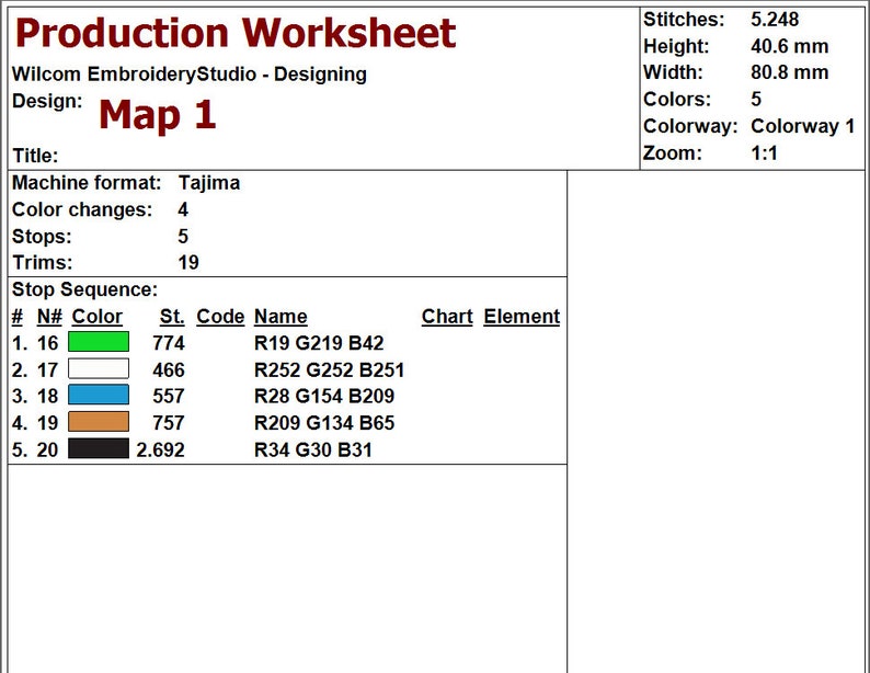 Map Embroidery Design - Etsy
