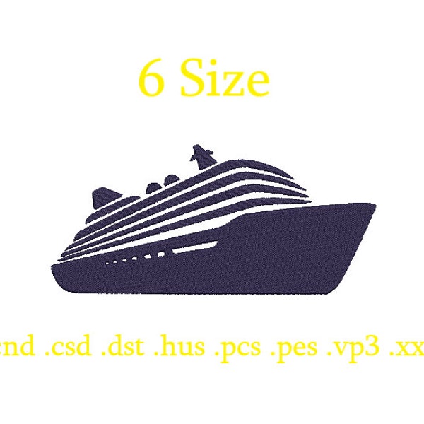 Ship Embroidery - Etsy