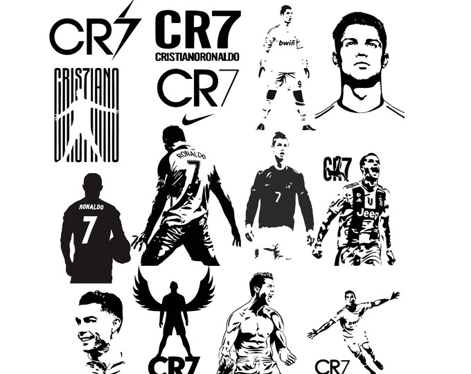 Cristiano Ronaldo Vector Design .SVG .PNG - Etsy Canada
