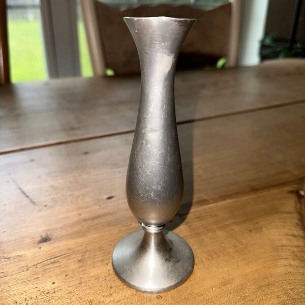 Pewter Vase - Etsy