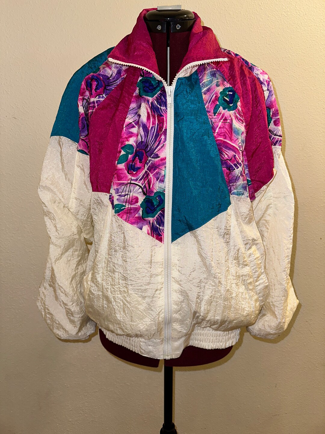 Vintage 1980s Wind Breaker Jacket Medium - Etsy