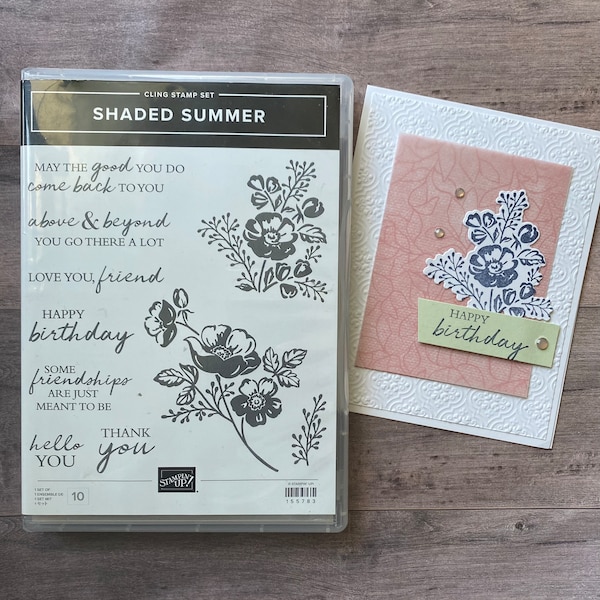 Stampin’ Up! Summer Shadows Stamps - Etsy