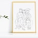 Custom Graduation Portrait Custom Line Drawing Graduation - Etsy
