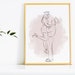 Custom Graduation Portrait Custom Line Drawing Graduation - Etsy