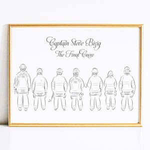 Custom Group Portrait, Group Line Art, Family Portrait, Custom Line ...