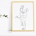 Custom Graduation Portrait, Custom Line Drawing, Graduation Present ...