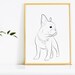 Custom Family Line Art, Dog Memorial Portrait, Dog Line Art, Pet ...