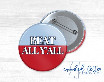 Ole Miss Game Day Button Rebs Game Day Button 2.25 the Grove Game Day ...