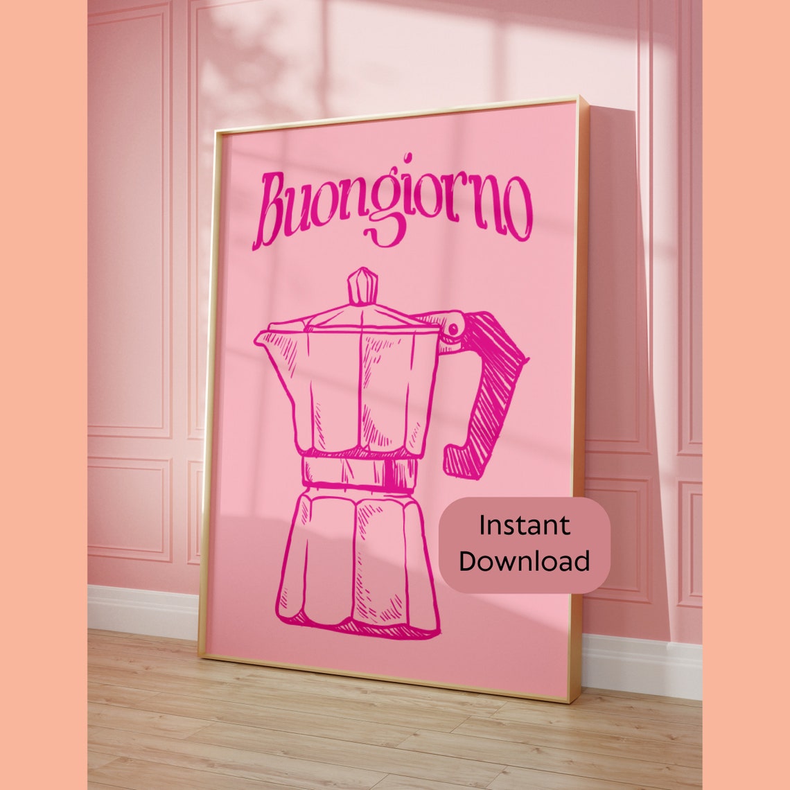 Moka Pot Print Coffee Art Print Cute Coffee Print - Etsy