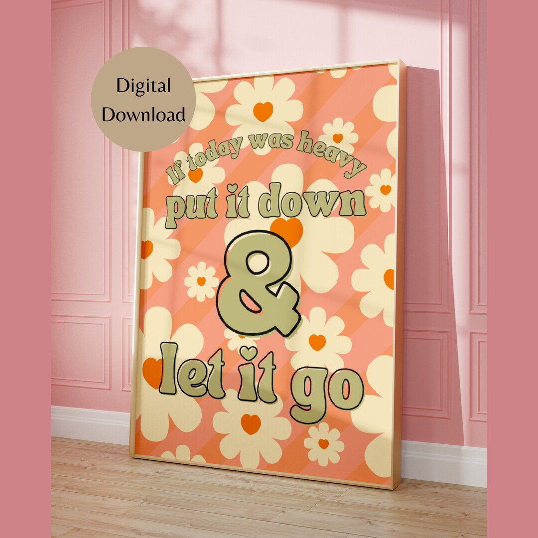 Growth Mindset Poster, Therapy Office Decor, 70s Retro Poster Print ...