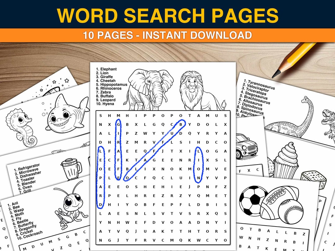 Ultimate Word Search Collection - Fun Theme-based Puzzles for All Ages ...
